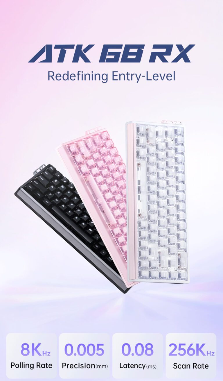 ATK 68 RX – Hall Effect Keyboard with Magnetic Switches