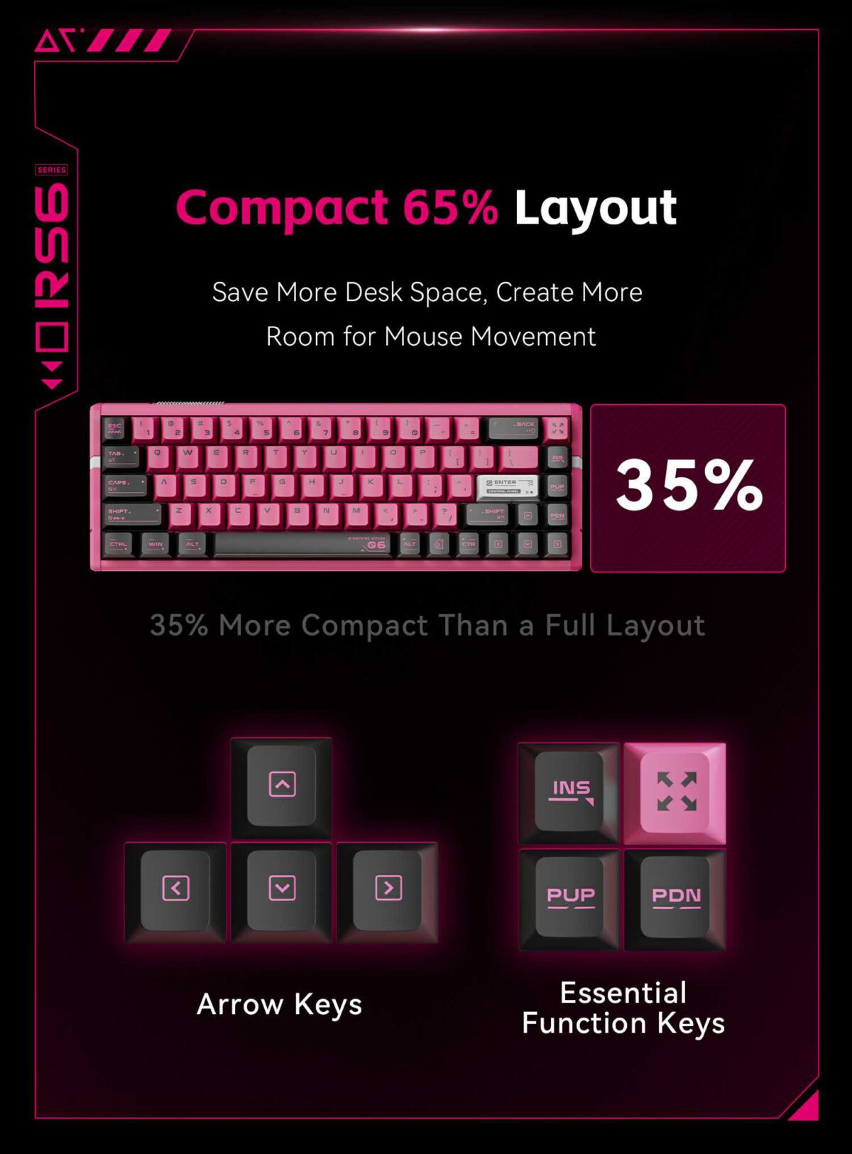 ATK RS6 ASPAS Edition – Esports Hall Effect Keyboard