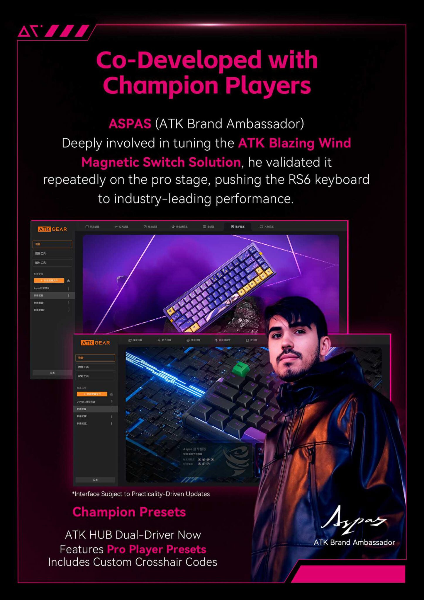 ATK RS6 ASPAS Edition – Esports Hall Effect Keyboard