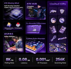 ATK RS6 ASPAS Edition – Esports Hall Effect Keyboard