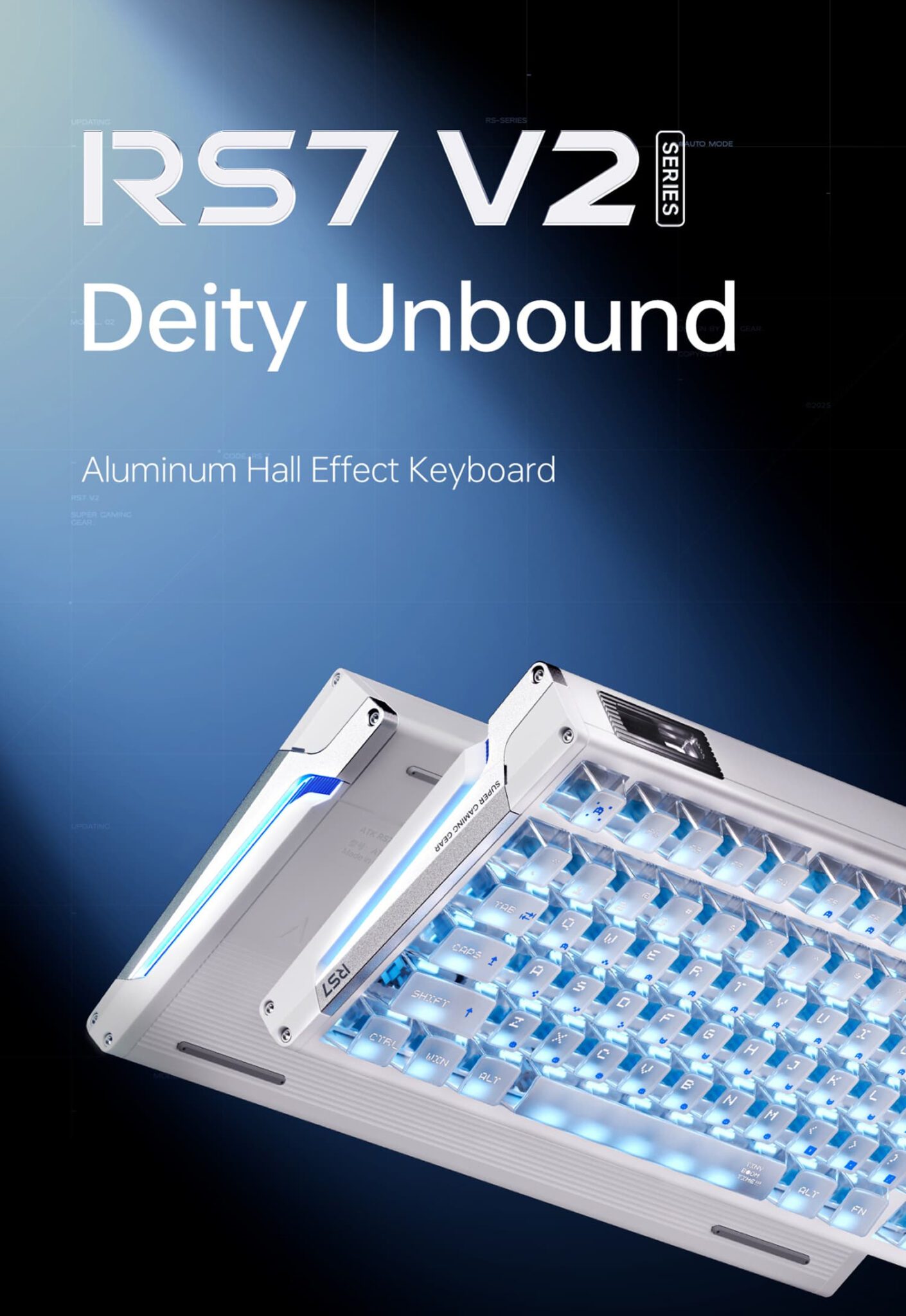 ATK RS7 V2 Custom Hall Effect Keyboard, 8K Polling Rate