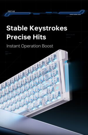 ATK RS7 V2 Custom Hall Effect Keyboard, 8K Polling Rate