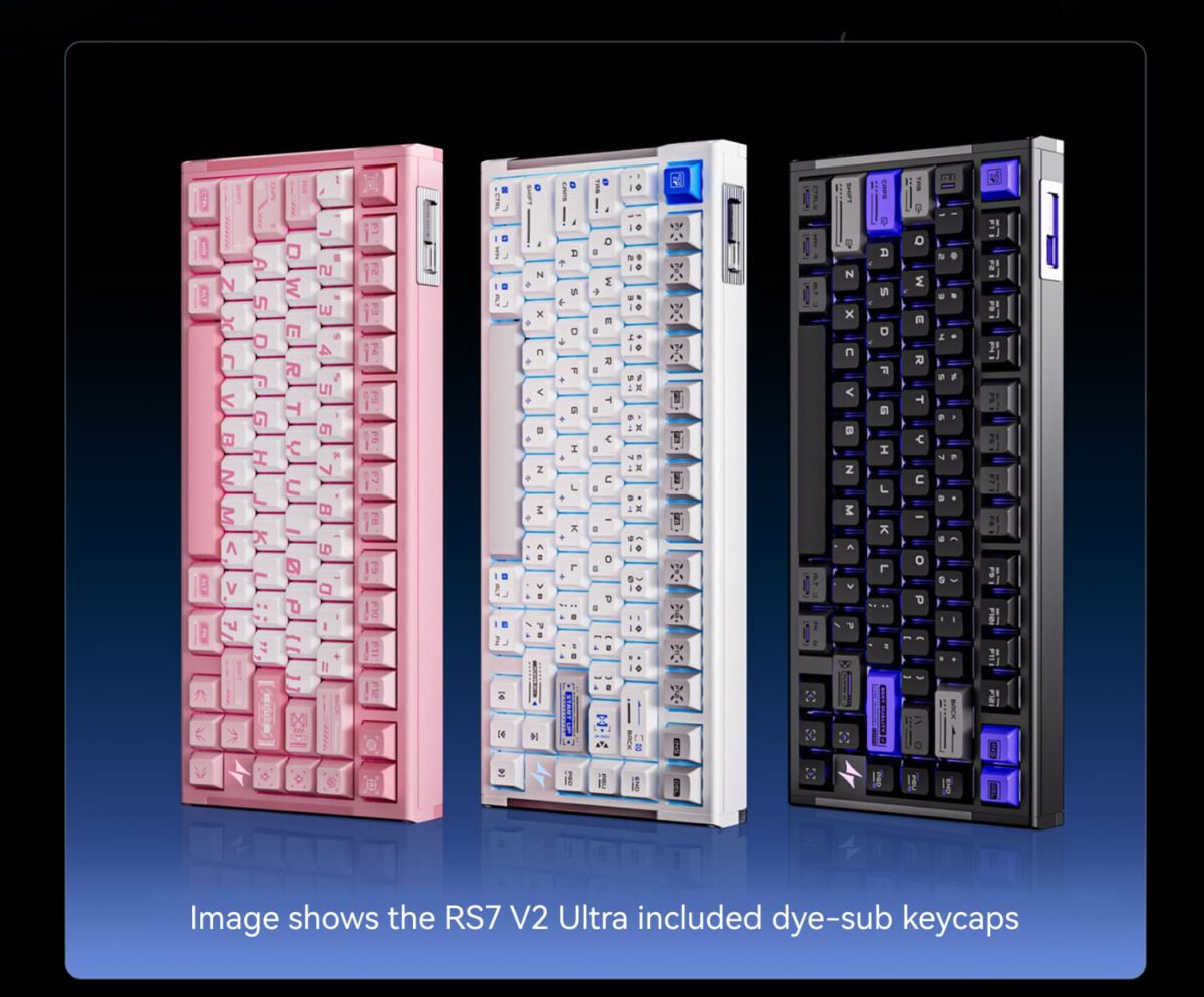ATK RS7 V2 Custom Hall Effect Keyboard, 8K Polling Rate