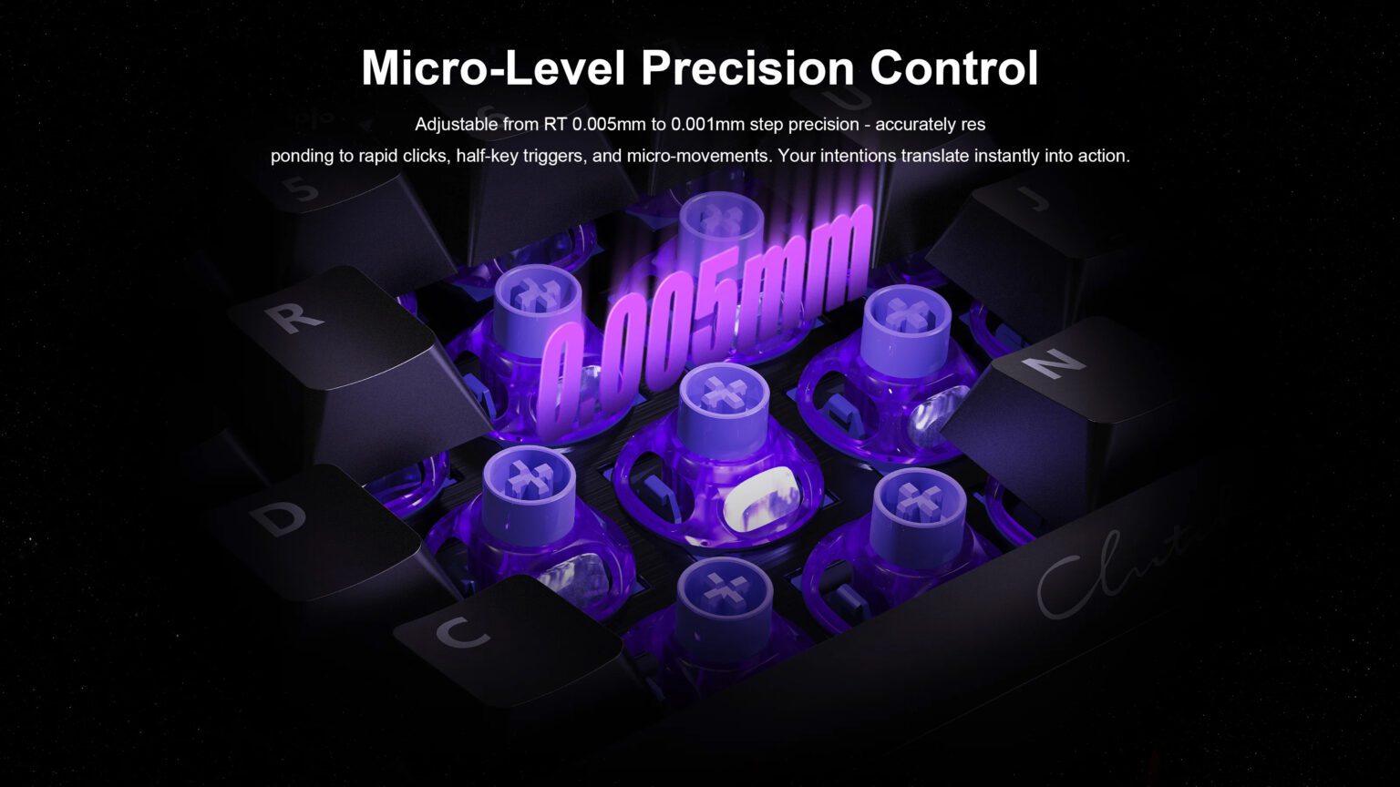GravaStar UFO Hall Effect Switches - Linear Custom