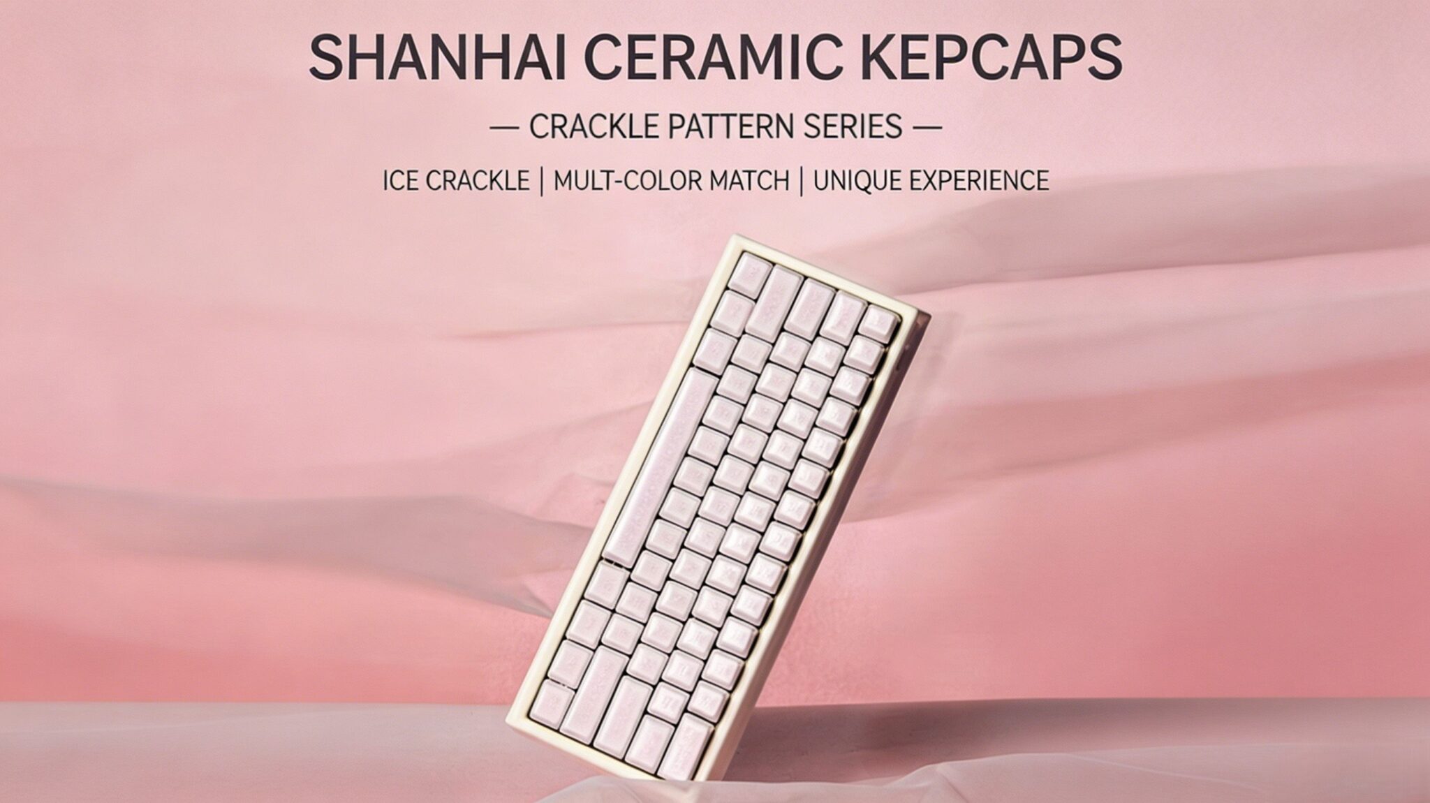 Teclas de cerámica HEK Crackle Series | Premium Ice